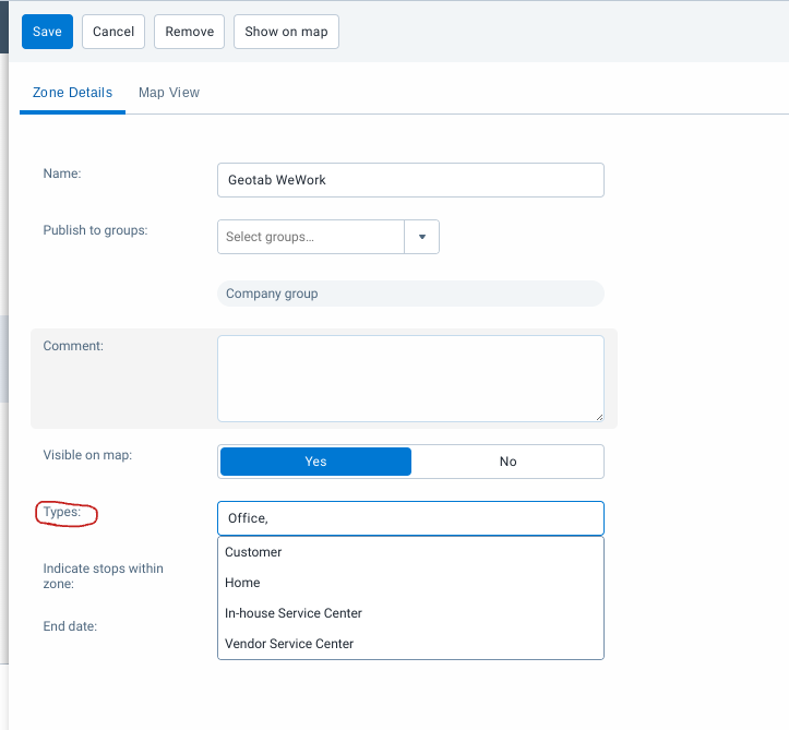 How To Run Zone Visits Report Geotab Knowledge Article