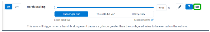 How To Set Up Driver Feedback For A Rule Geotab Knowledge Article