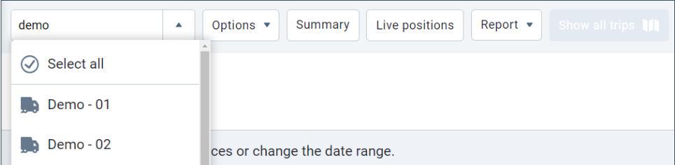 How To View Trips History From Map Geotab Knowledge Article