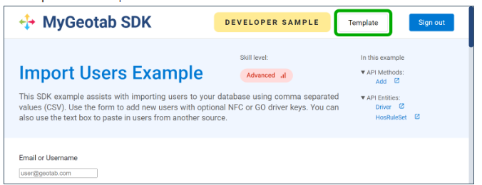 How to bulk import users using the Import Users tool | Geotab Knowledge ...